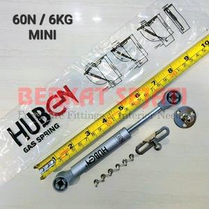 Jual Gas spring MINI 6" x 60 N / Pegas Hidrolik Pintu Lemari Kitchen ...