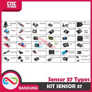 Jual KIT SENSOR 37 SENSOR KIT BASIC FOR ARDUINO RASPBERRY ESP8266 ESP32 ...