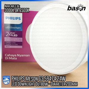 Jual PHILIPS LED Downlight 59474 Meson Outbow 24W D200 Gen 3 Surface ...