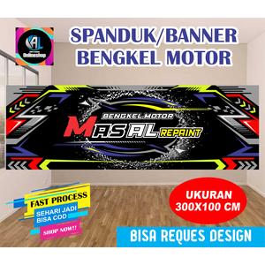 Jual Spanduk Banner Bengkel Motor Repaint New - Kab. Sumedang - Aqila ...