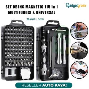 Jual Set Obeng Magnetic 115 in 1 Obeng Magnetic Mini Tool Kit Alat ...