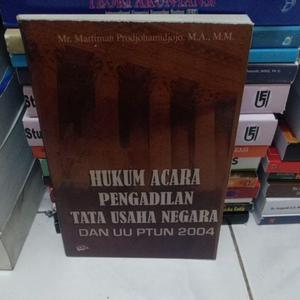 Jual hukum acara peradilan tata usaha negara dan UU PTUN 2004 Mr ...