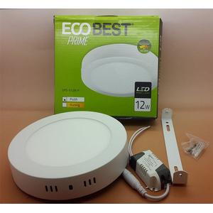 Jual Eco best Led Panel 12 watt surface light BULAT ( tanpa lobangin ...