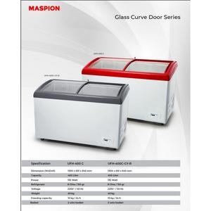 Jual MASPION UFH 400 C CHEST FREEZER BOX 400 LITER LEMARI PEMBEKU ...