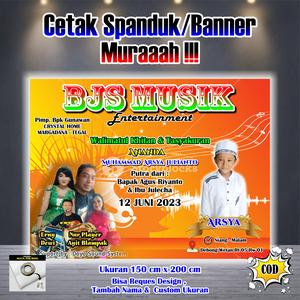 Jual Spanduk Khitanan Banner Acara Ukuran 150 Cm X 200 Cm - Kab ...