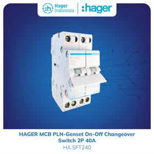 Promo Hager Changeover Switches COS 2P 40a Change Over Genset - SFT240 ...
