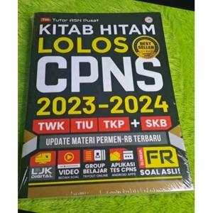 Jual ET145 BUKU TES CPNS 2024: KITAB HITAM LOLOS CPNS 2023-2024 FREE ...