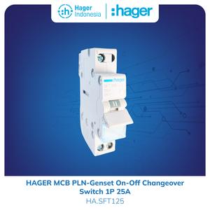 Promo Hager Changeover Switches COS 1P 25a Change Over Genset - SFT125 ...