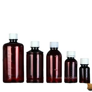 Jual Stock 50/100/200ml Graduated Plastic Bottle Transparent Bottle Pet ...