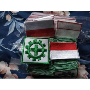 Jual 1 Sett Logo K3 safety first Dan Bendera merah putih /Logo Safety ...