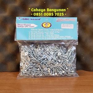 Jual ORIGINAL SKRUP SEKRUP BAUT GRC KALSI BOARD SIRIP KUPING 1 BUNGKUS ...