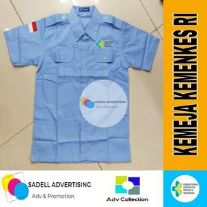 Jual Kemeja Pdh Pdl Kemenkes Ri Seragam Pdh Pdl Kemenkes Ri Biru Muda ...