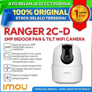 Promo IMOU IPC-TA22CP-D DAHUA IMOU RANGER 2C-D INDOOR PAN & TILT WIFI ...