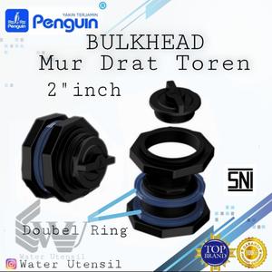 Jual Mur DRAT TOREN , Fiting vlok ring 2 inch bulkhead (SRY7) - Kota ...