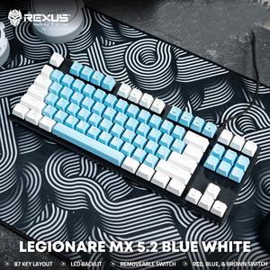 Jual Keyboard gaming rexus legionare mechanical wired usb rgb tkl 87 ...