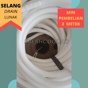 Jual SELANG FLEKSIBEL AC DRAIN PEMBUANGAN AIR AC (PER METER) LUNAK ...