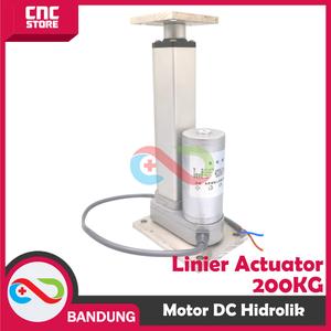 Jual LINEAR ACTUATOR LINIER AKTUATOR HIDROLIK DC 12V 100MM 2000N 200KG ...