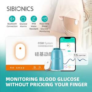 Jual Sibionics 14 Days Service Life Non-invasive CGM Blood Glucose Real ...
