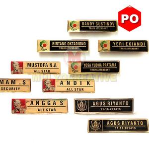 Jual murah Name Tag - Nama Dada - Nametag Kantor Pengait Peniti Magnet ...