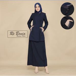 Jual HV315 SETELAN SERAGAM DONGKER LIS BATIK/NAVY/BIRU DONGKER/SERAGAM ...