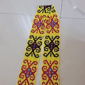 Jual Syal Manik Khas Suku Dayak Kalimantan Kwalitas Terbaik Warna Khas ...