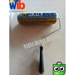 Jual KUAS ROLL CAT TEMBOK ACE BAGUS / GAGANG + BUSA BULU ROLL ACE CAT ...