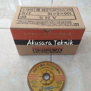 Jual Nippon Resibon Batu Gerinda 4x6 Mata Gerinda Grinda 4 Inch 25 pcs ...