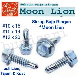 Jual SKRUP BAJA RINGAN 12 X 20 MOON LION)BAUT HEXA 12X20 HARGA PER 500 ...