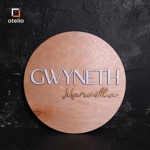 Jual Pop Up Nama Kayu | Papan Nama Custom | Huruf Kayu Backdrop Nama ...