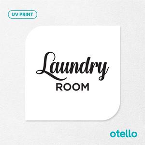Jual Tulisan Laundry Room Sign Board Akrilik Tempel Signage Dinding ...