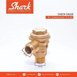 Jual Check Valve Tangki kompresor Shark 3 Hp / 5 Hp Original - Kota ...