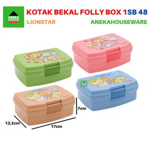 Jual Kotak Bekal anak Tempat Makan Lunch Box SB 48 Folly Box 01 Lion ...