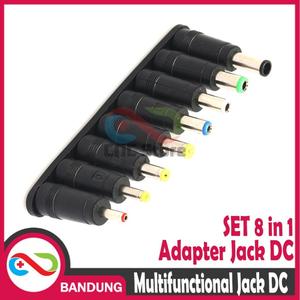 Jual Set 8 In 1 Multifunctional Jack DC Power Plug Connector Adapter ...