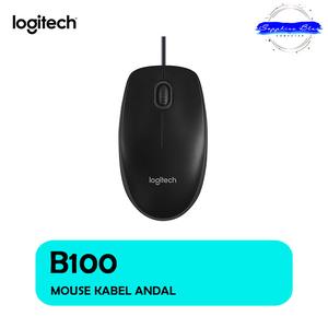 Jual Mouse LOGITECH B100 Optical USB B-100 LOGITEC OPTIK KABEL ORIGINAL ...