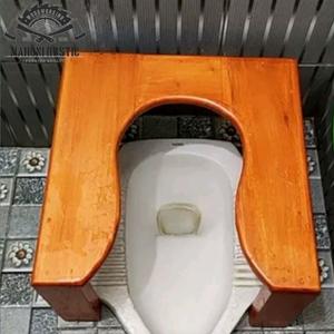Jual kursi closet wc duduk kayu portable Tinggi 10cm kursi jongkok - 45 ...