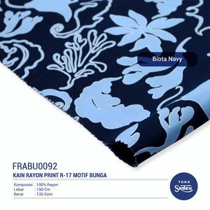 Promo Toko Sritex Kain Rayon Print Biota Laut Premium R17 (Per 45cm ...