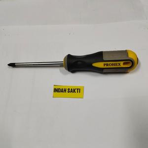 Jual Obeng Plus Minus Gagang Karet 6mm x 4" Prohex - Kota Medan - Store ...