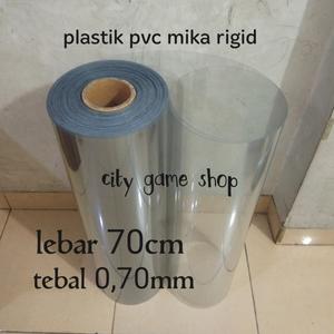 Jual plastik pvc mika rigid kaku lebar 70cm x 1meter tebal 0,70mm - Jakarta Selatan - Ready ...