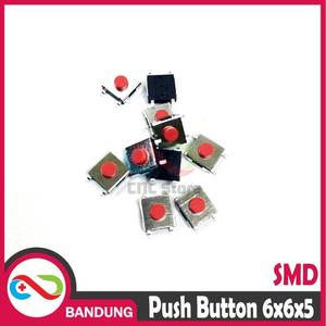 Jual TACTILE SWITCH PUSH BUTTON 6X6X5MM RED MERAH SMD - Kota Bandung ...
