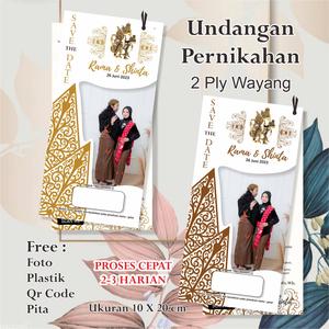 Jual Undangan Pernikahan 2 Ply Tema Wayang - Kota Surabaya - SPELBLIND ...