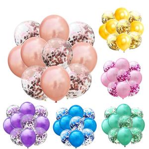 Jual 10PC SET BALON CONFETTI METALIK 12 DEKORASI PESTA ULANG TAHUN ...