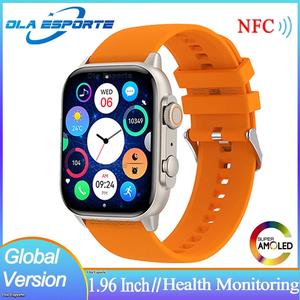 Jual RD 2023 NFC Smart Watch Ultra AMOLED Screen Alwayson Display F ...