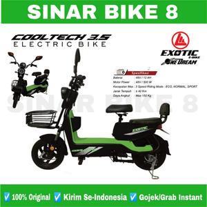 Jual Sepeda Listrik TIC COOLTECH 35 By Pacific 500 Watt Electric E Bike - Kota Bandar Lampung ...