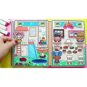 Jual Toca Boca Mainan Edukasi Paper Book Paper Doll Toca Nursery Abc ...