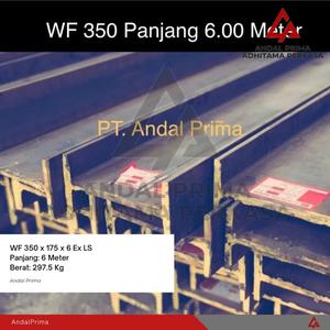 Jual Wf 350 X 6 Meter - Besi Baja Iwf - Wide Flange Beams - Jakarta ...