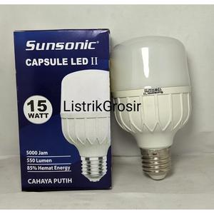 Jual Sunsonic Lampu Bohlam Led Kapsul Capsule Tabung 15W 15 Watt Sunsonic - Jakarta Barat ...