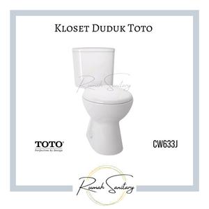 Jual Kloset Duduk TOTO CW 633 J Putih Original / WC Toilet Duduk TOTO ...