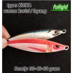 Jual Metal jig sticker slid decal model KOIKA kurisi/layang Ready ...