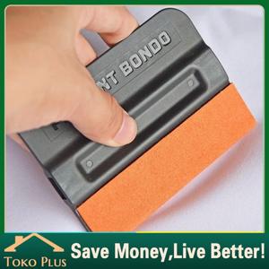 Jual Scraper Kape Pro Tint Bondo Hitam Magnet Suede Alat Pasang Stiker ...