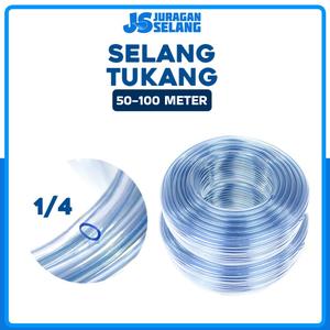 Jual Selang Air Waterpass / Selang Air 1/4 50 - 100 Meter / Selang ...